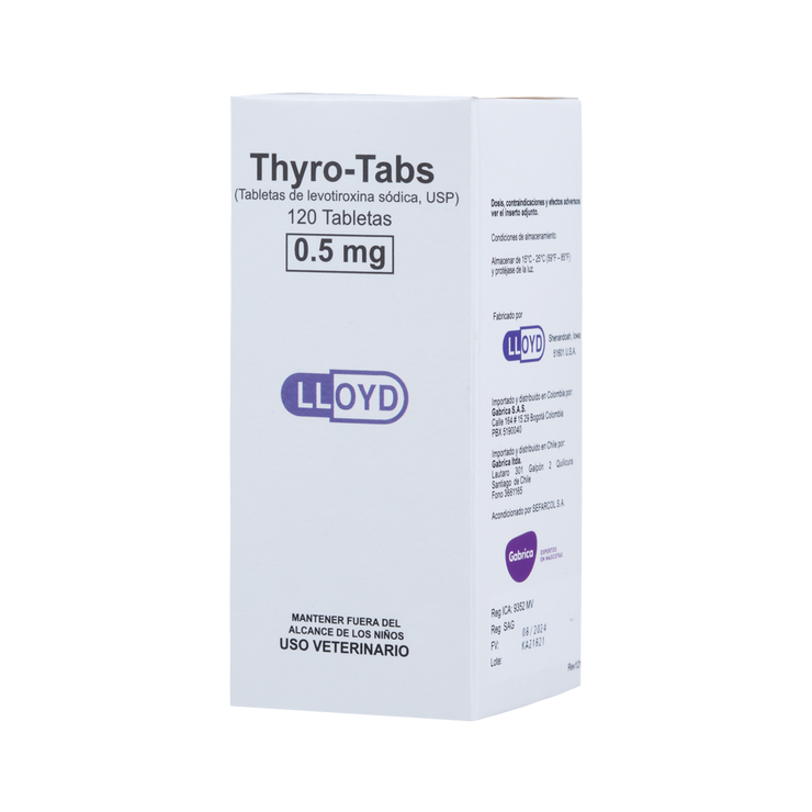C Thyro-Tabs soporte tiroideo para perros x 120 tabletas