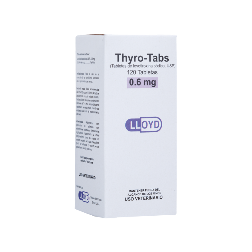 C Thyro-Tabs soporte tiroideo para perros x 120 tabletas